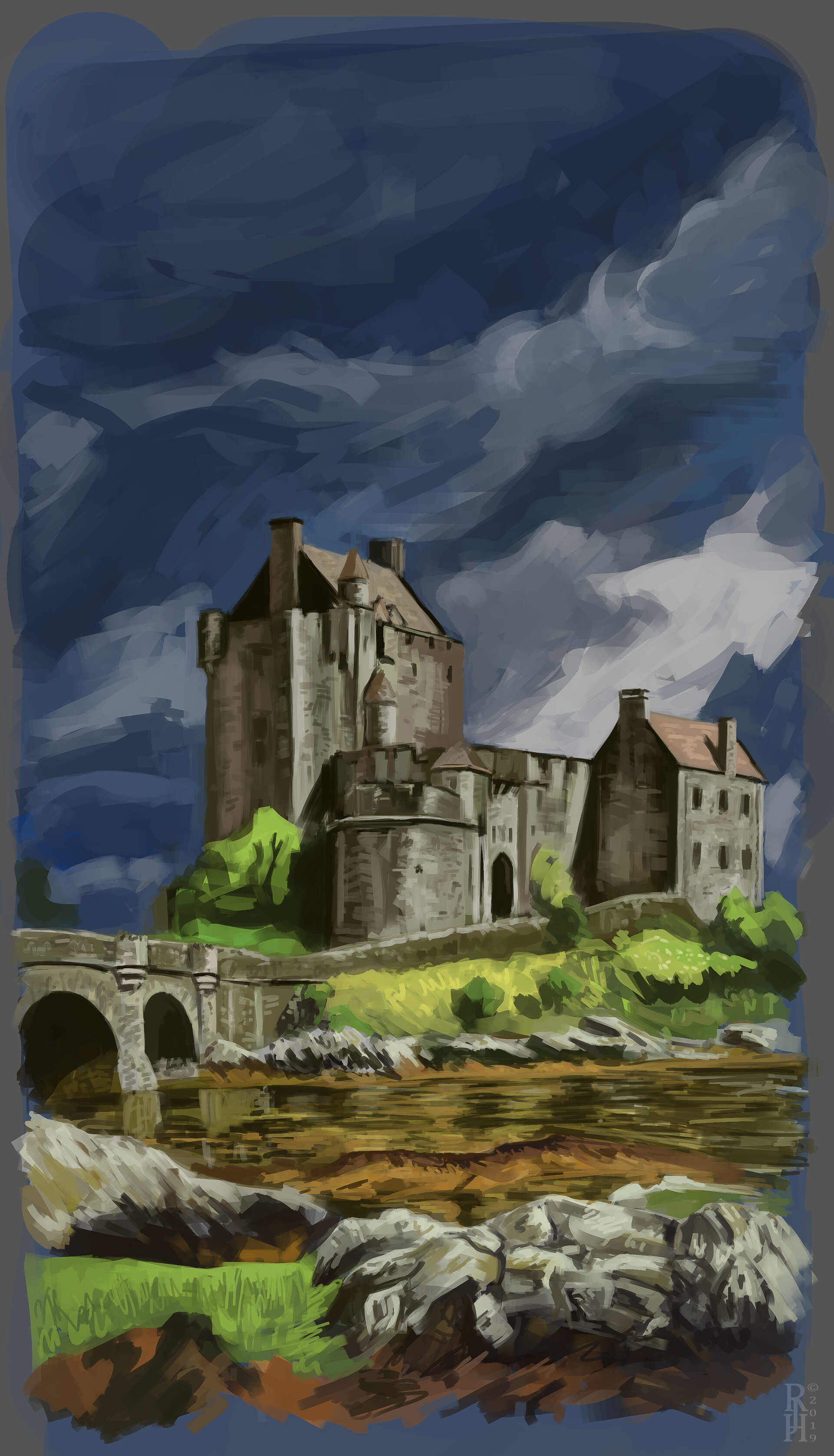 ArtStation - Scottish Castle Study