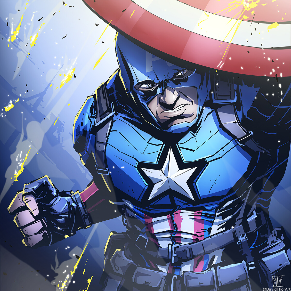 Captain America by David Thor Fjalarsson : r/ImaginaryMarvel