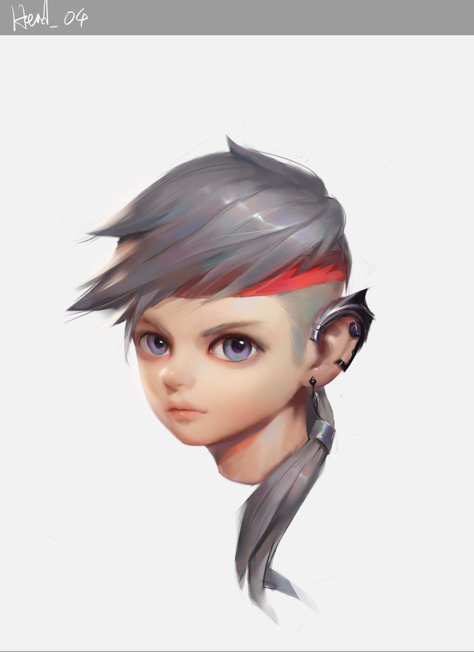 ArtStation - Head portrait-boy