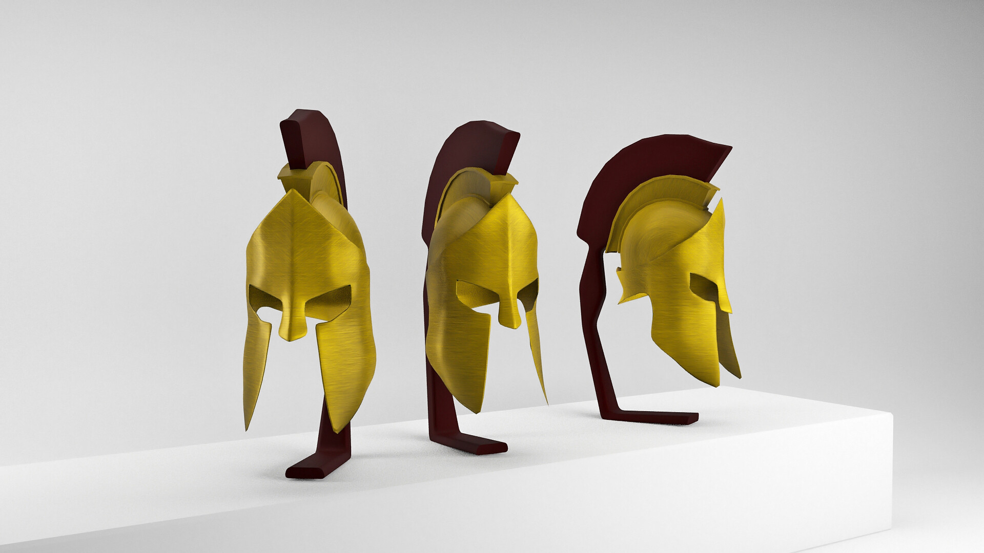 ArtStation - Spartan Helmet Display