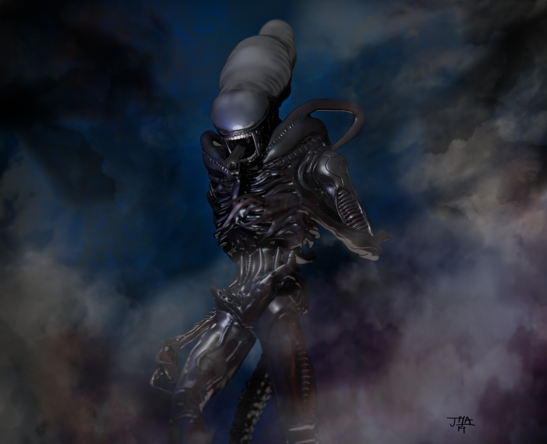 ArtStation - Primal alien