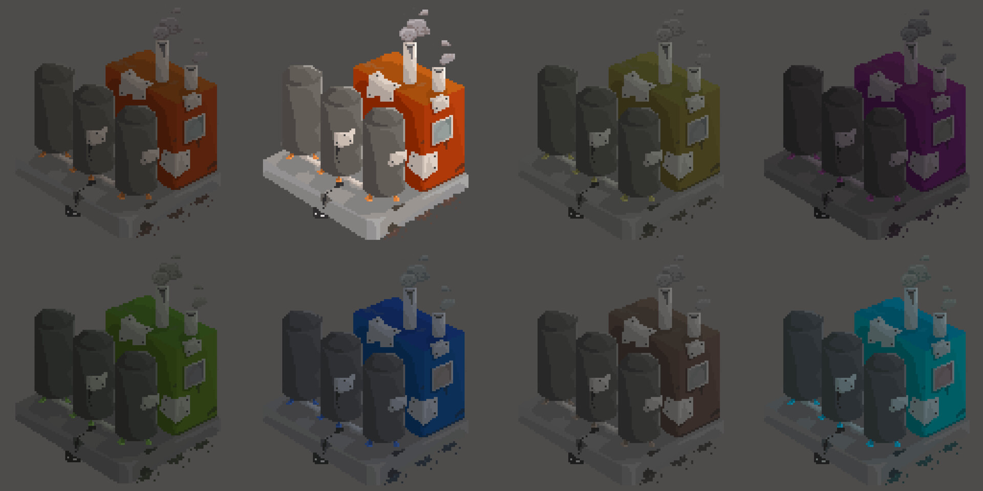 ArtStation - pixel art factory