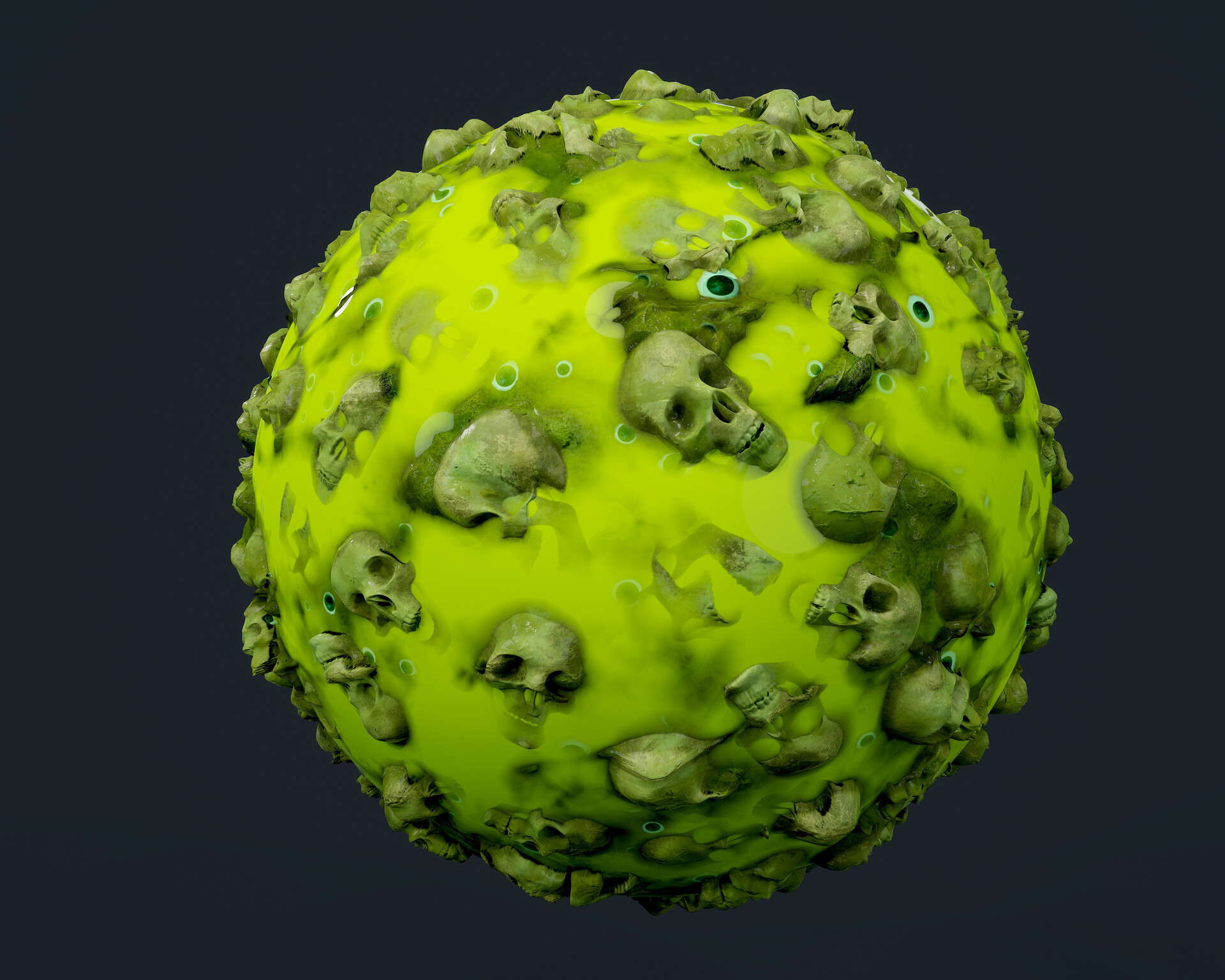 ArtStation - Toxic Waste Seamless PBR Texture