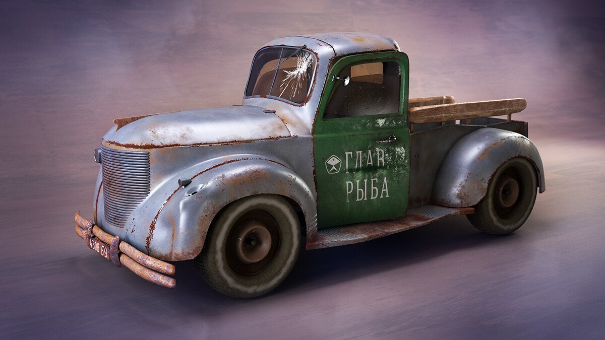 ArtStation - Pickup car