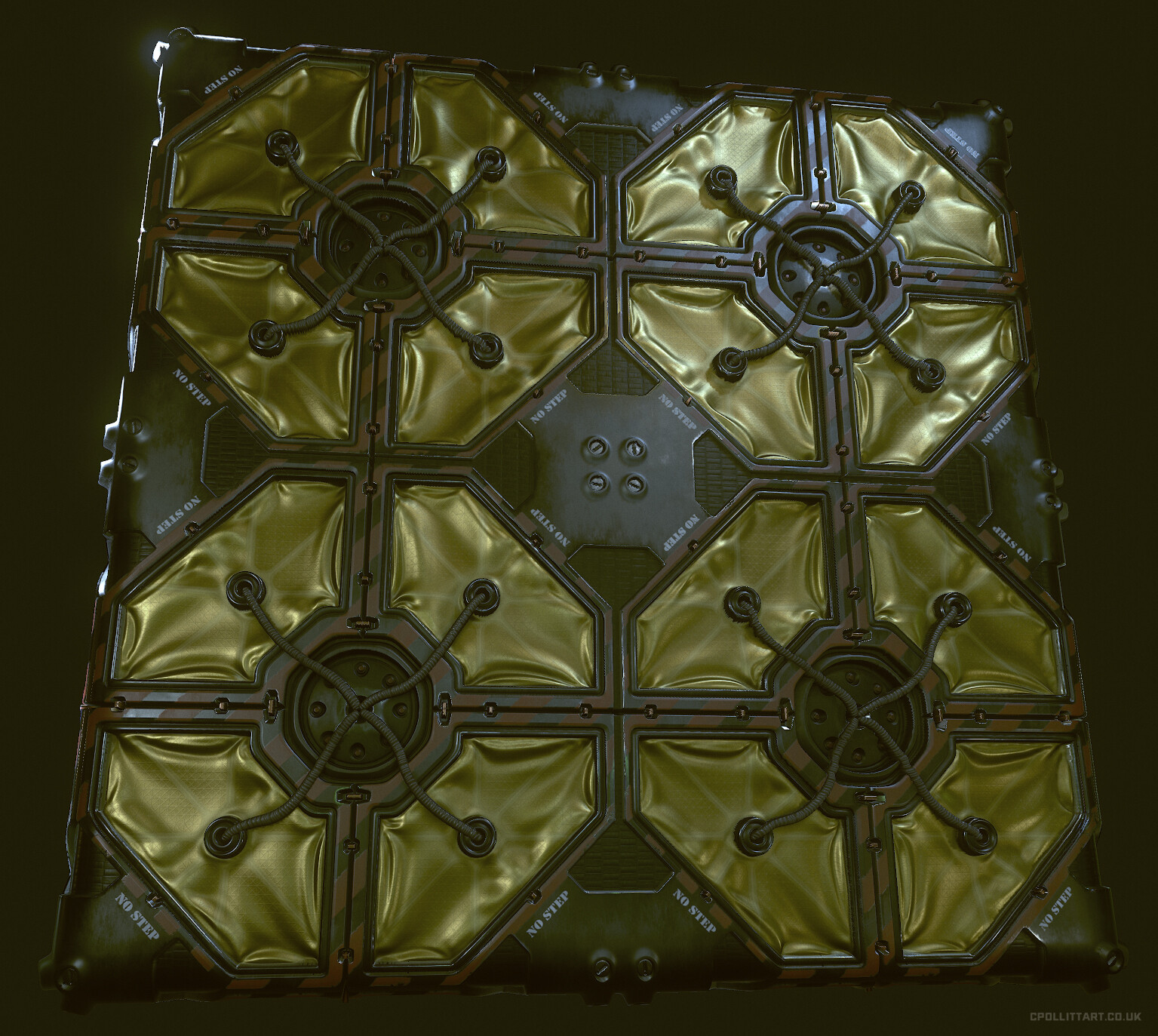 ArtStation - SBS Scifi Panel Shaped Creases