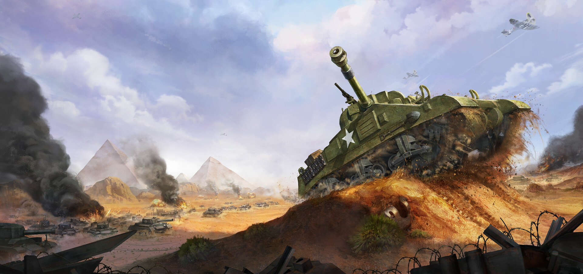 ArtStation - The battle of El Alamein