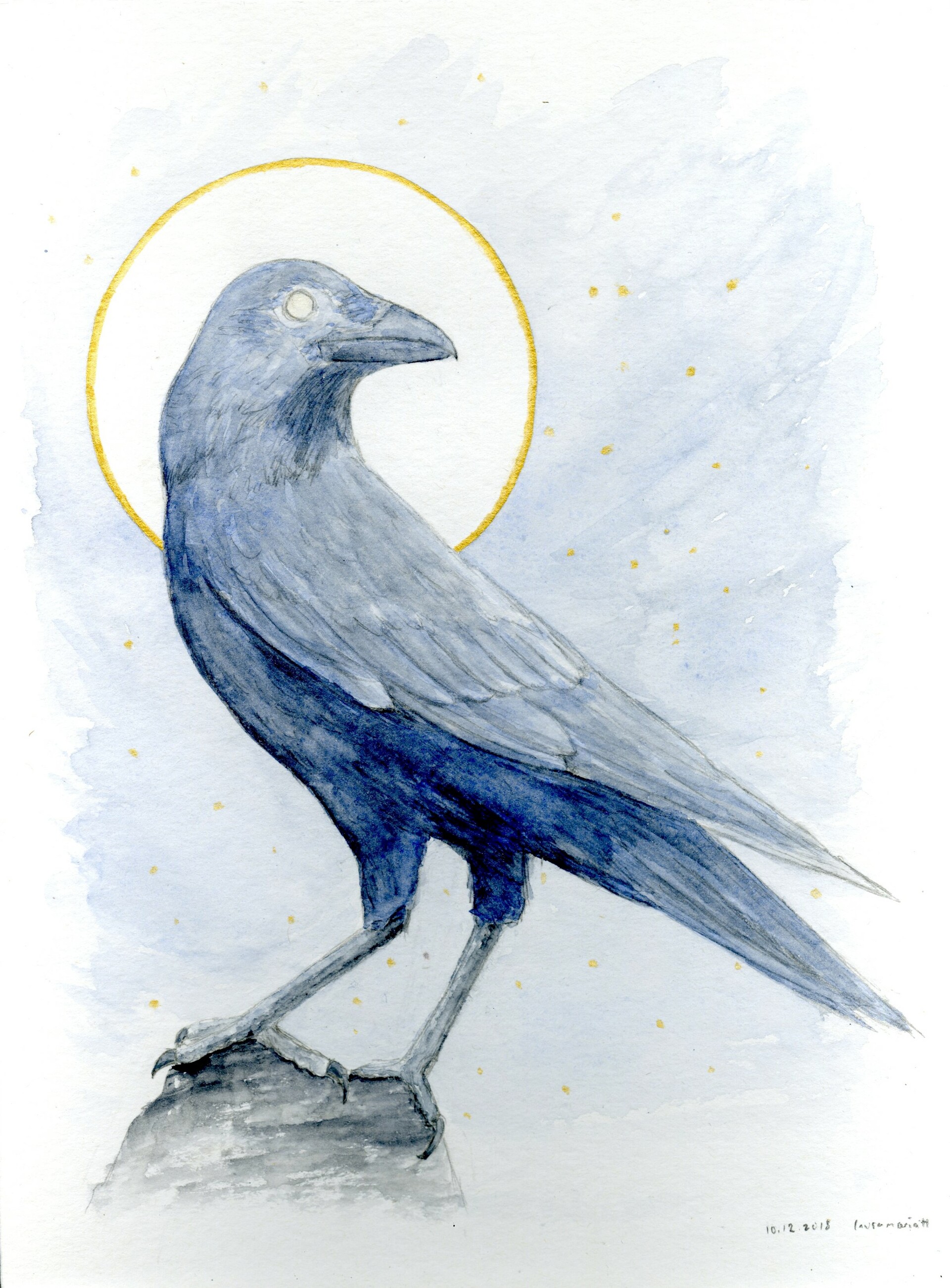 ArtStation - Painted Raven