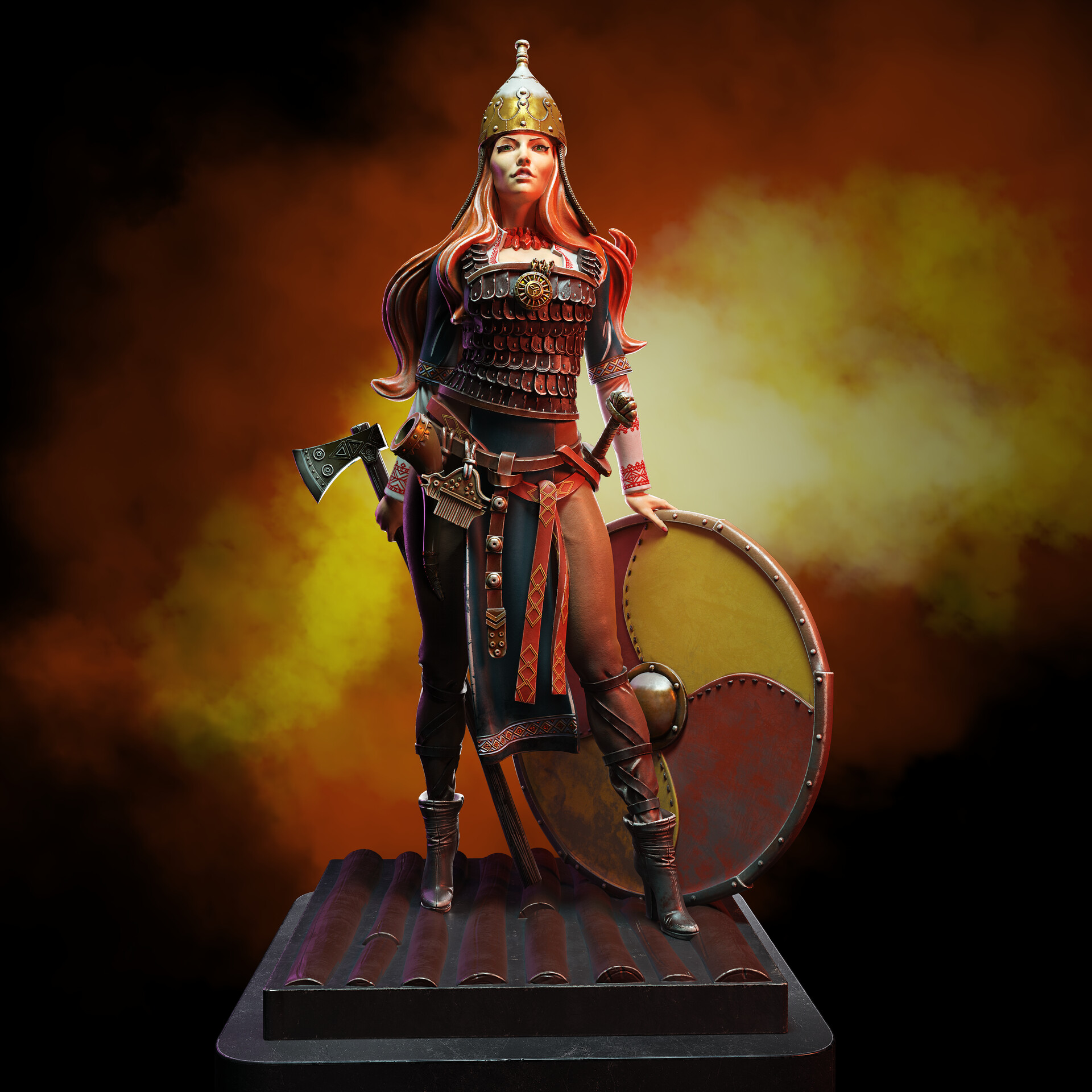 ArtStation - Slavic warrior