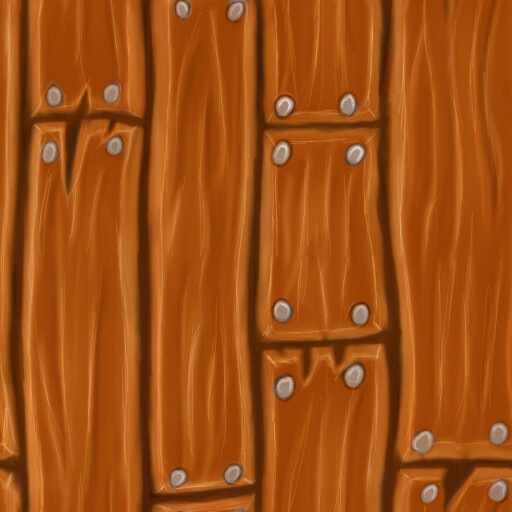 ArtStation - Stylized Wood Floor