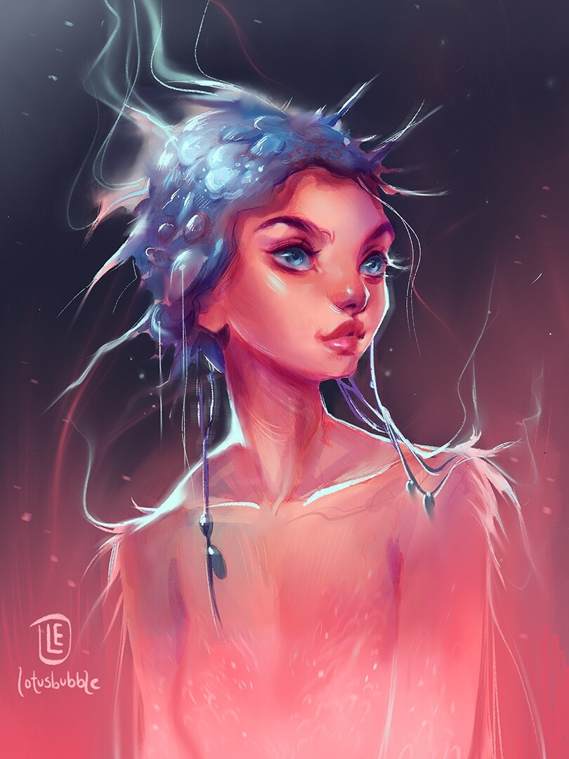 ArtStation - Mermaid Head Adornment Design