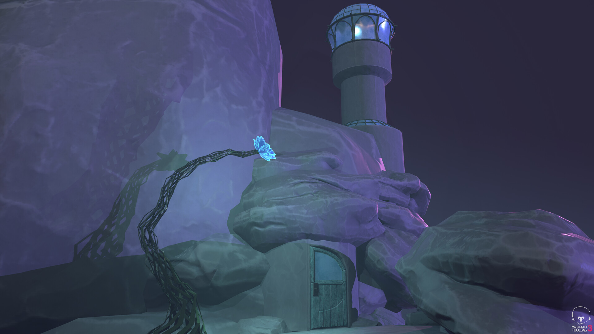 Cecil Krchman - Lighthouse and watchtower - 3D environment