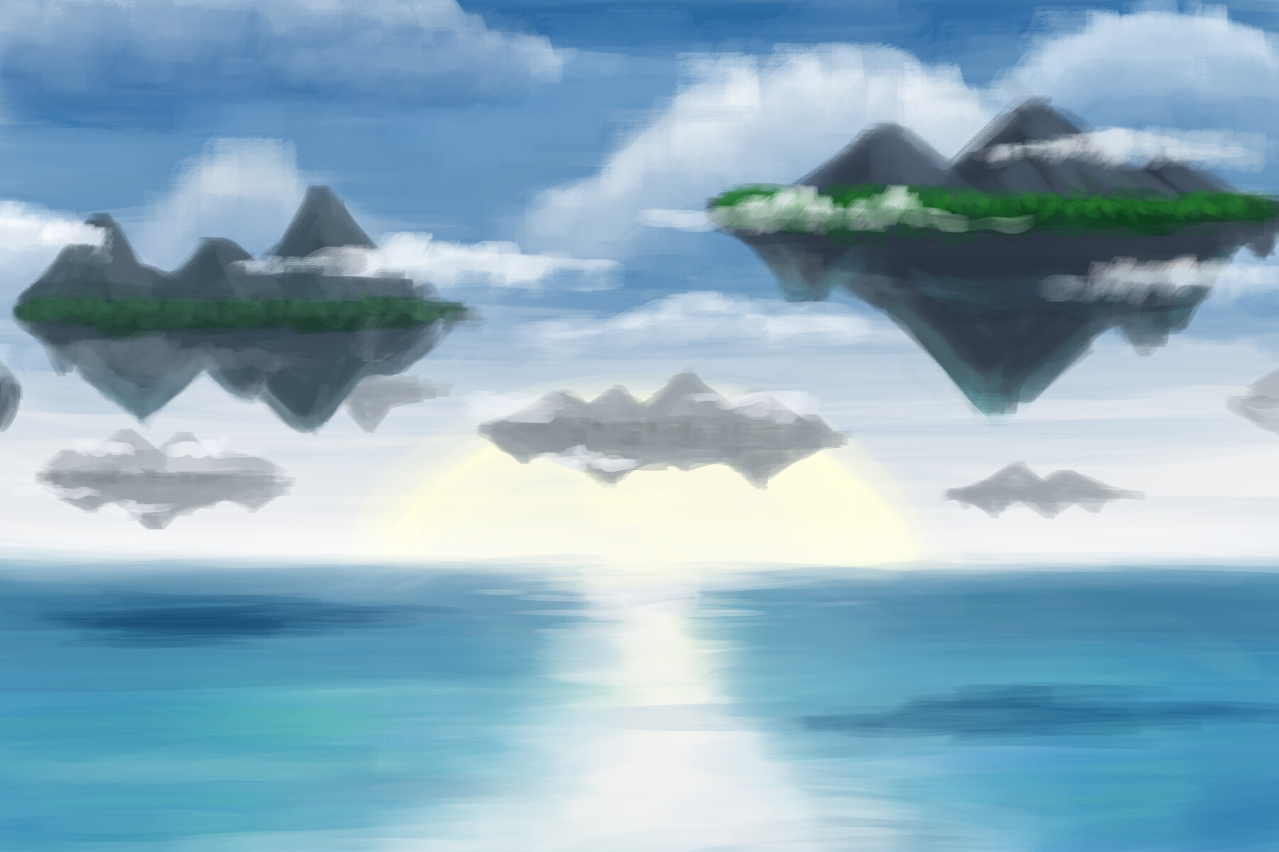 ArtStation - Floating Islands
