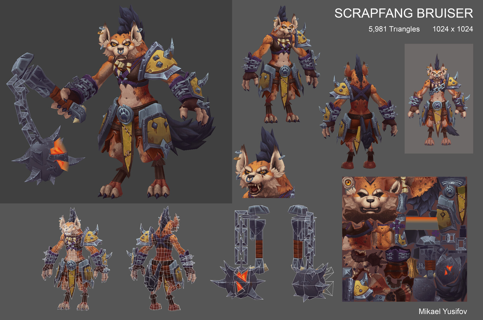 Mikael Yusifov - Scrapfang Bruiser (2018 - 19 Blizzard Student Art ...