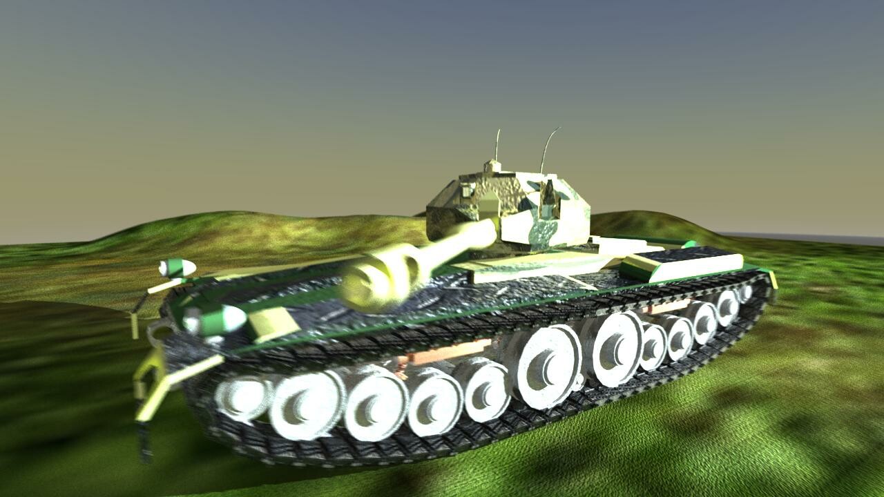 ArtStation - Main battle Tank 3D model