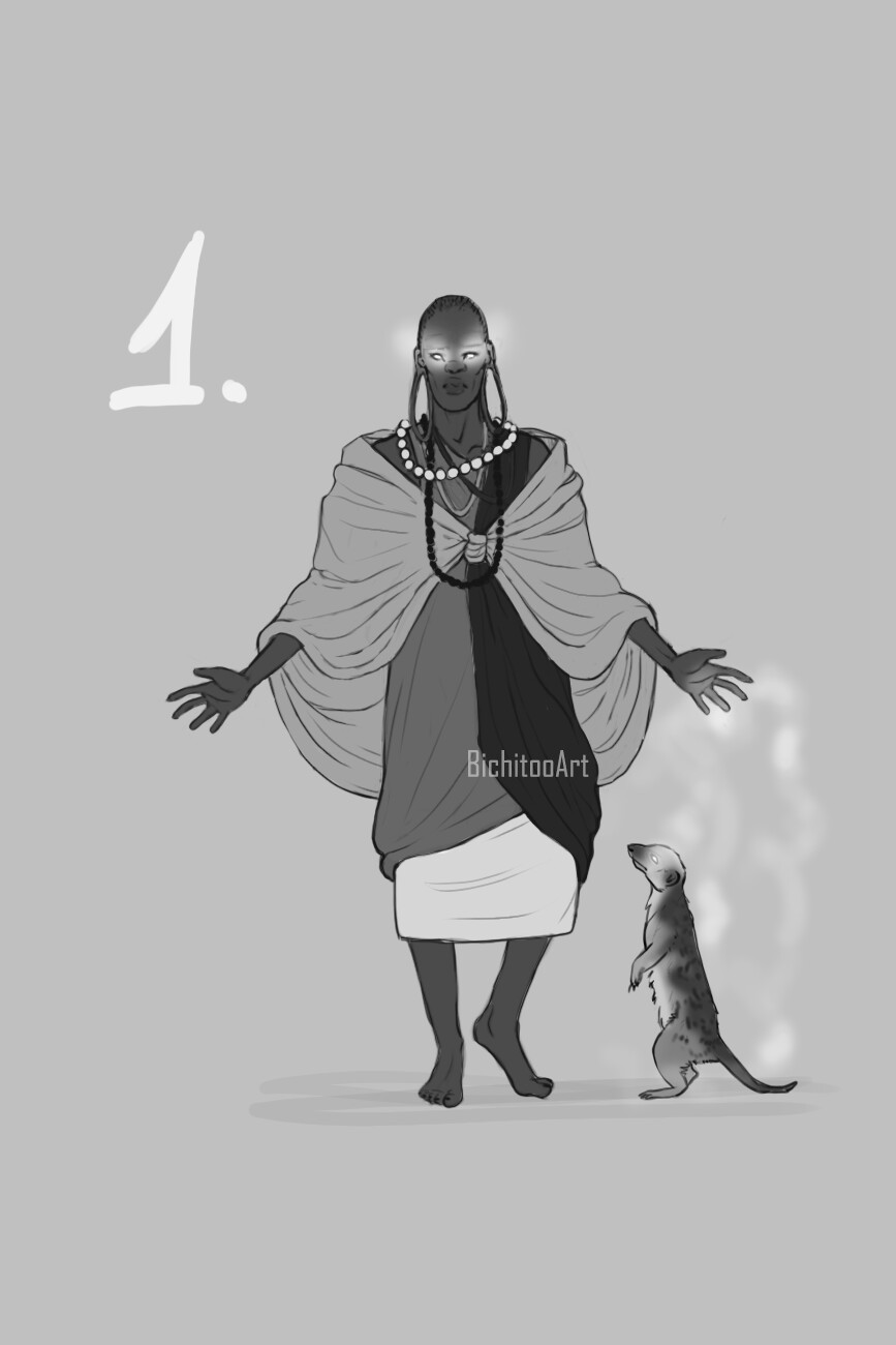 ArtStation - African mage| Concept art©