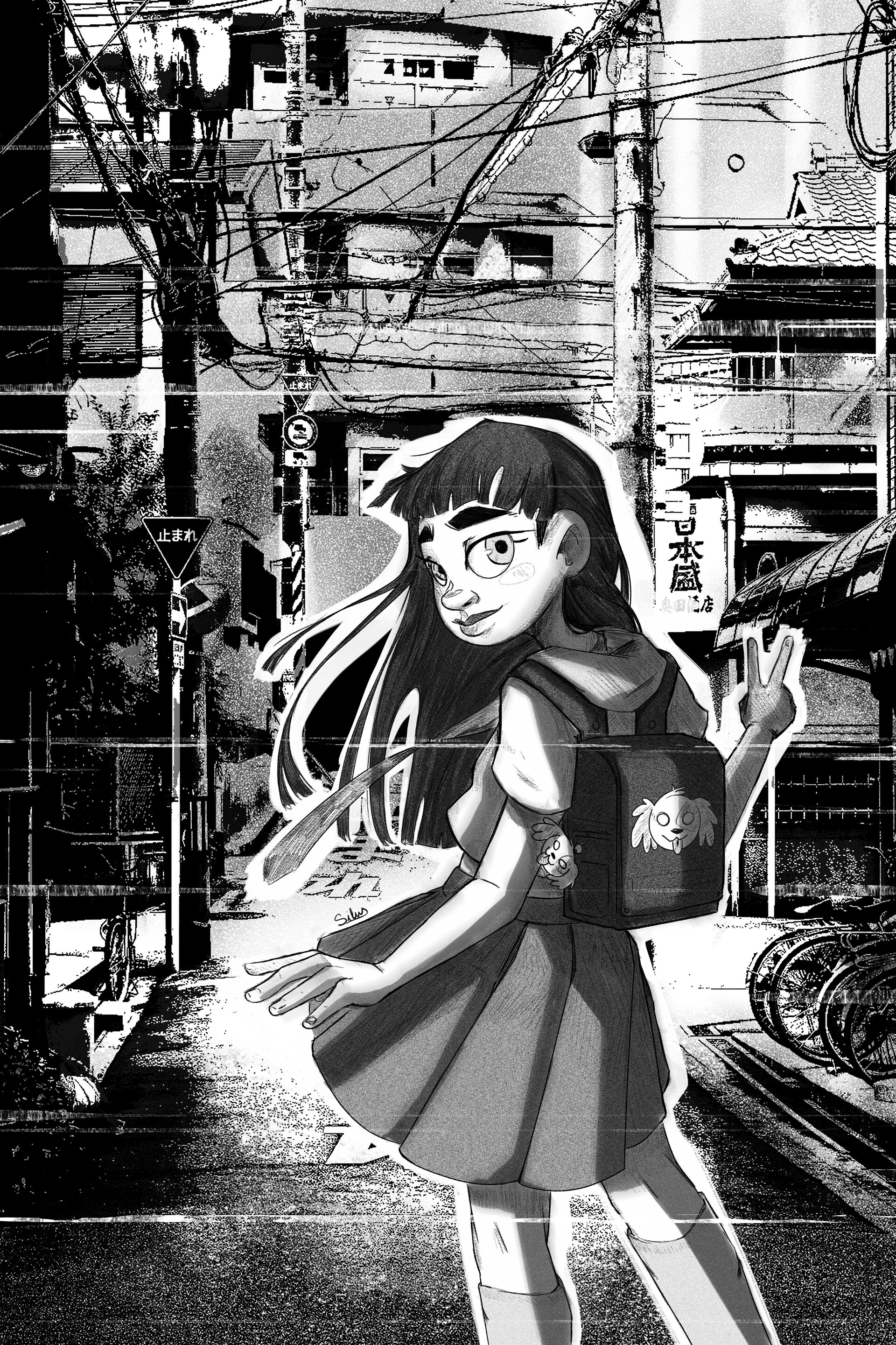 ArtStation - Japanese Girl with Appa merchan