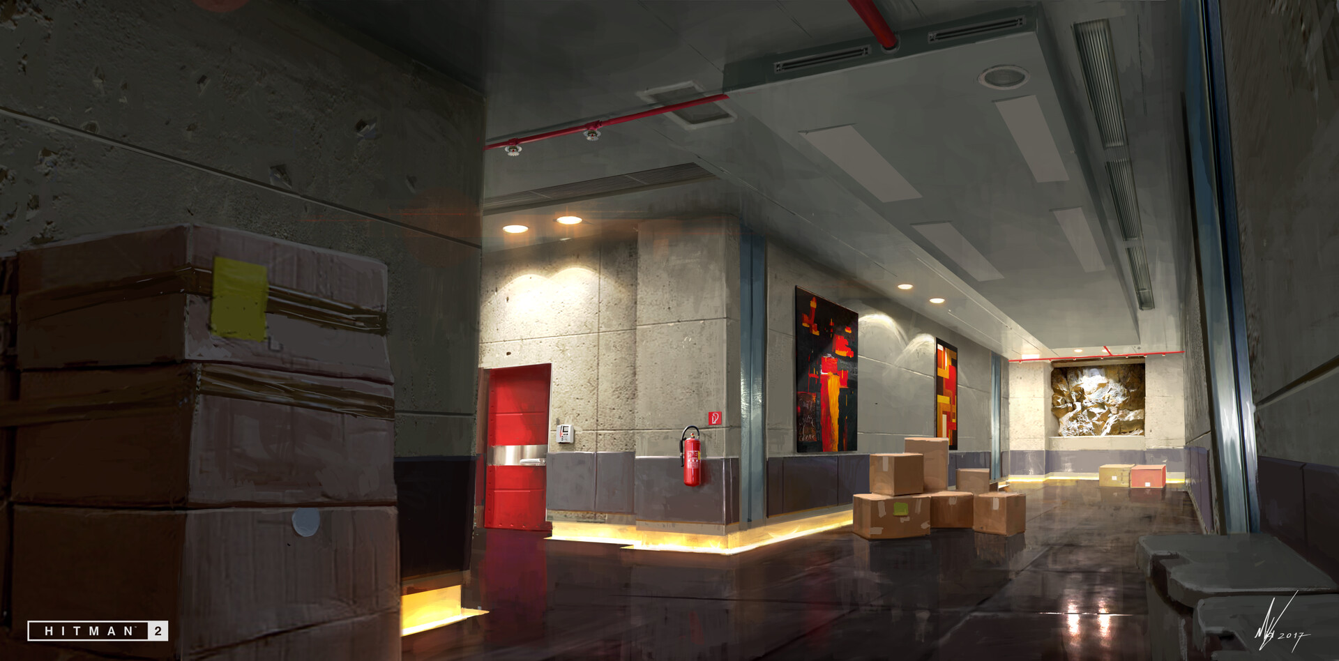 Michal Kus - Hitman 2 - Mansion Interiors and surroundings