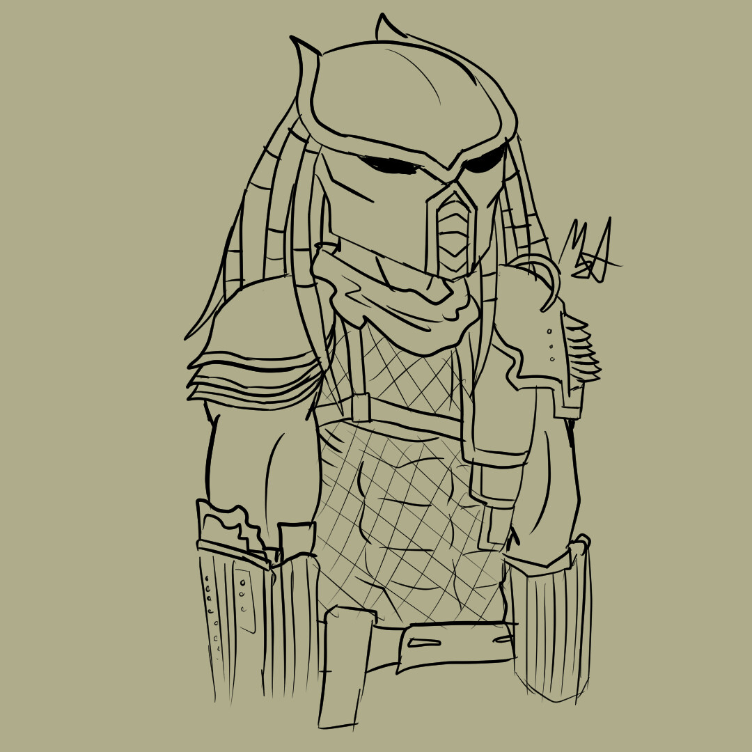 ArtStation - Predator Headshot
