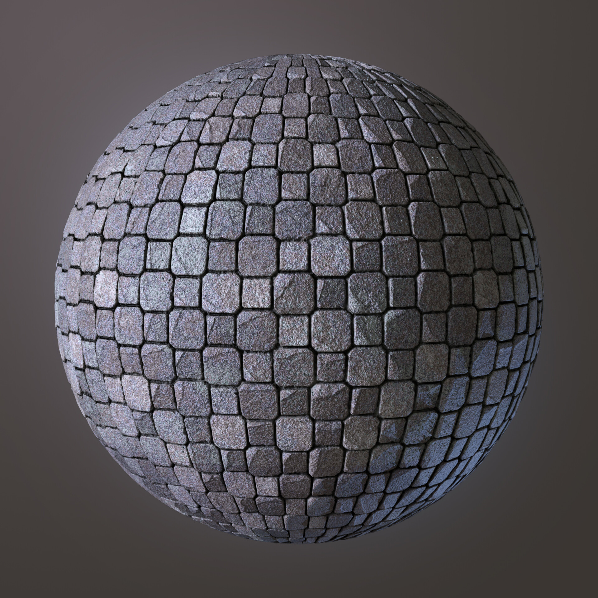 ArtStation - Substance Designer practice - Ground bricks