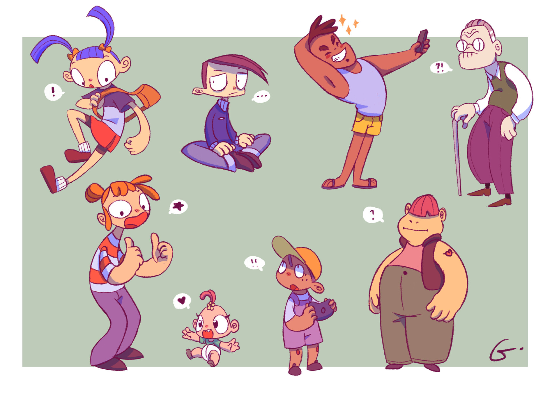 ArtStation - Cartoon Design Lineup