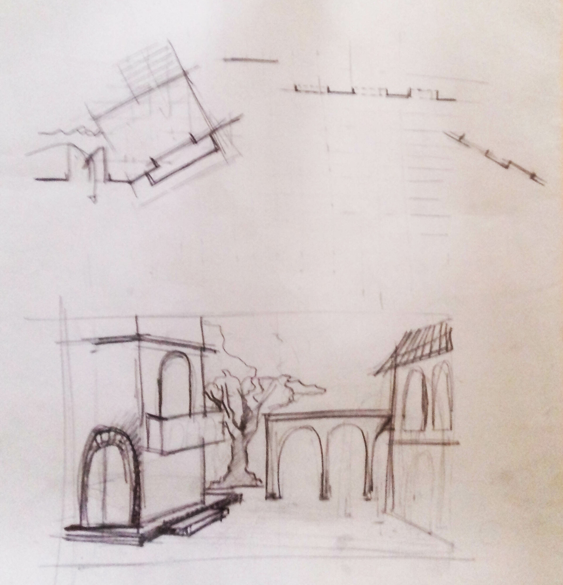 Theater Set Design Sketches