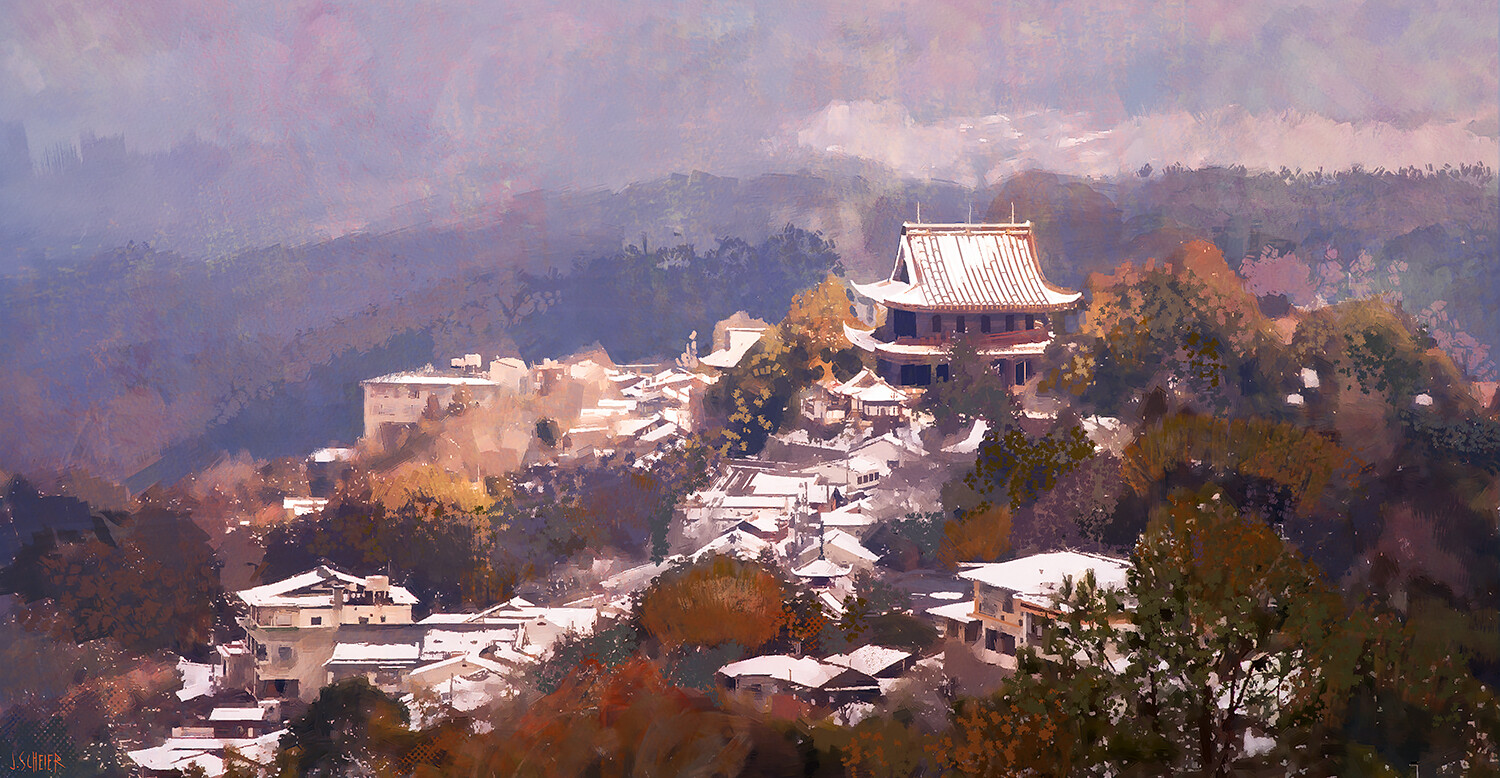 jason scheier - winter over the castle