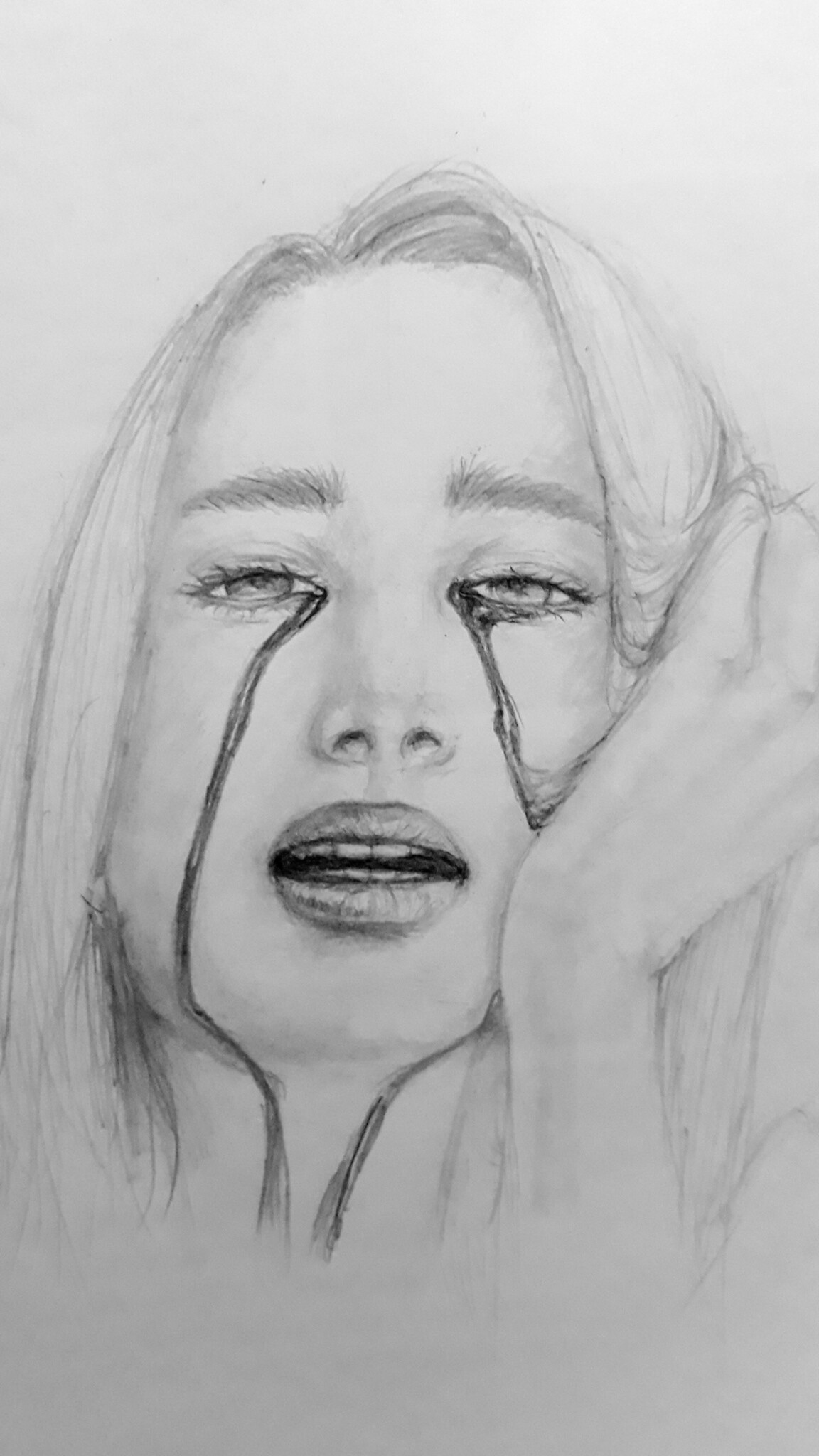 ArtStation - Girl crying