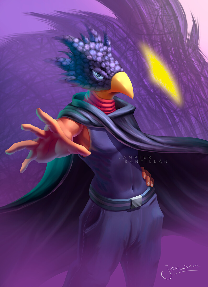 ArtStation - Tokoyami - BNHA