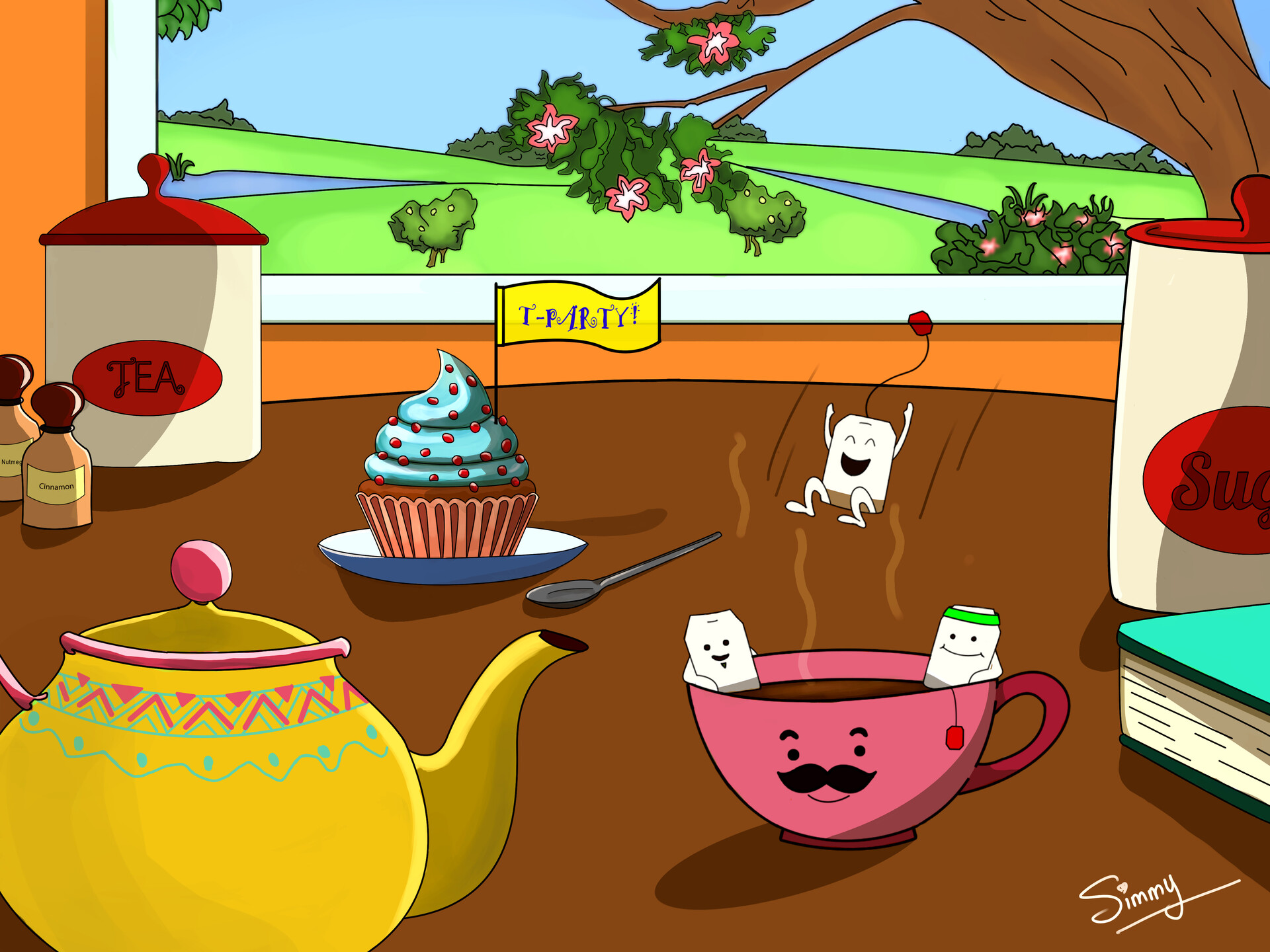 ArtStation - tea party
