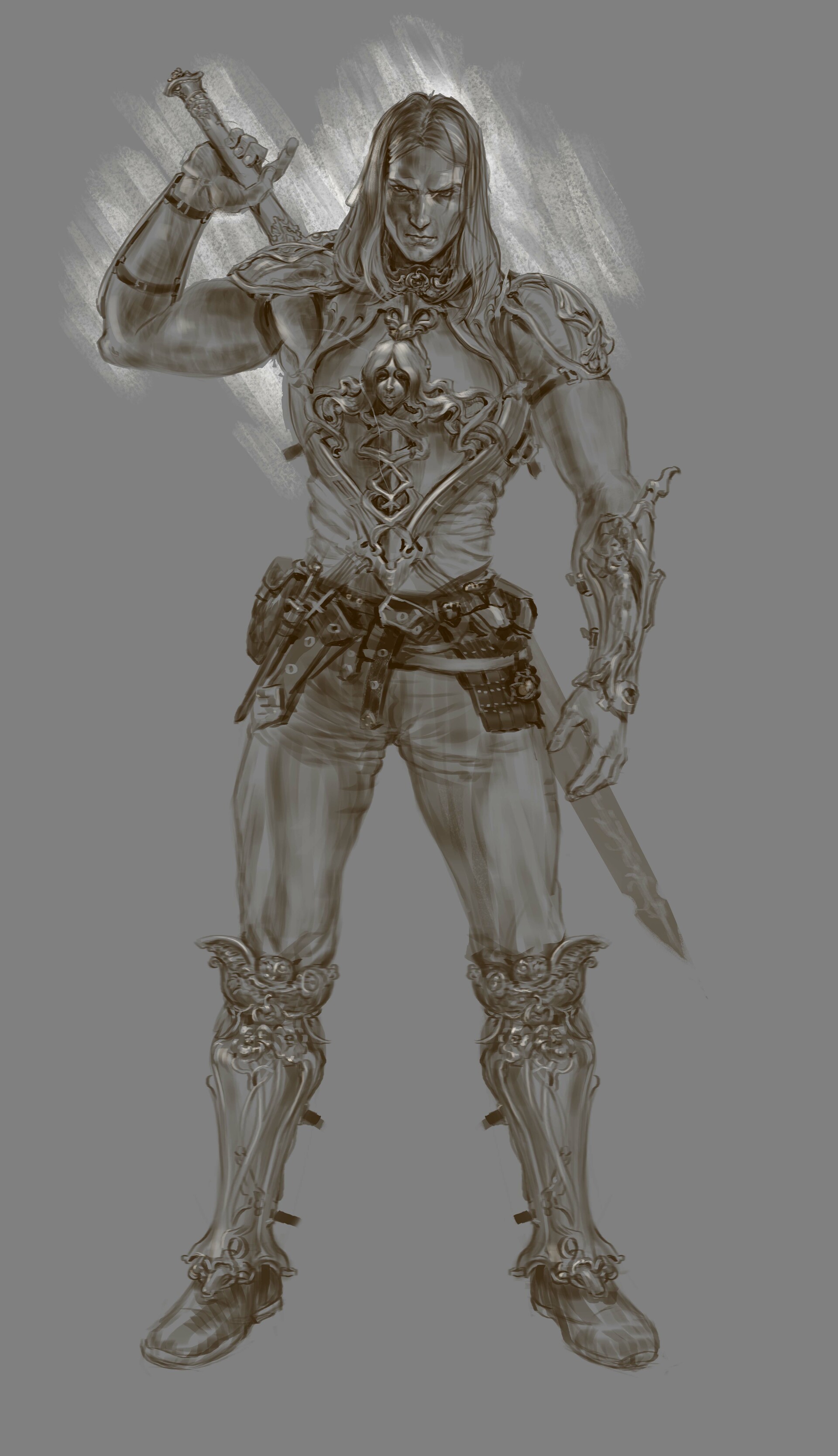 ArtStation - Menon the golden one.