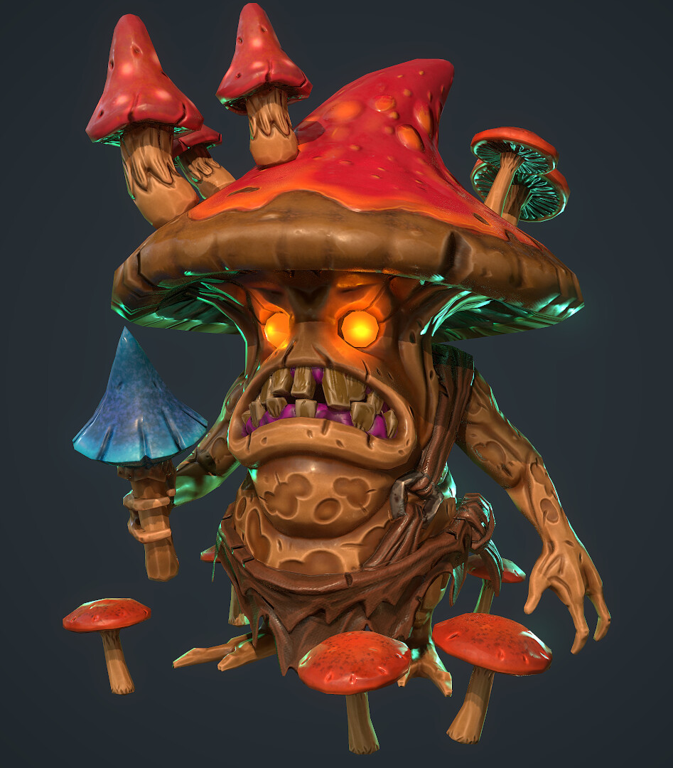 ArtStation - Mushroom Monster