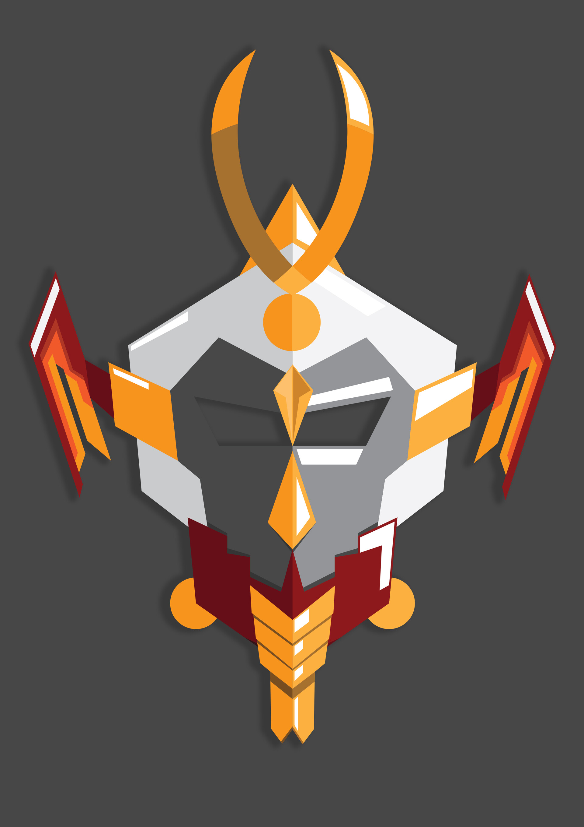 ArtStation - Male Warrior Head Armour