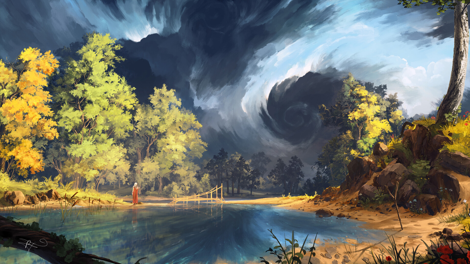 ArtStation - Storm clouds