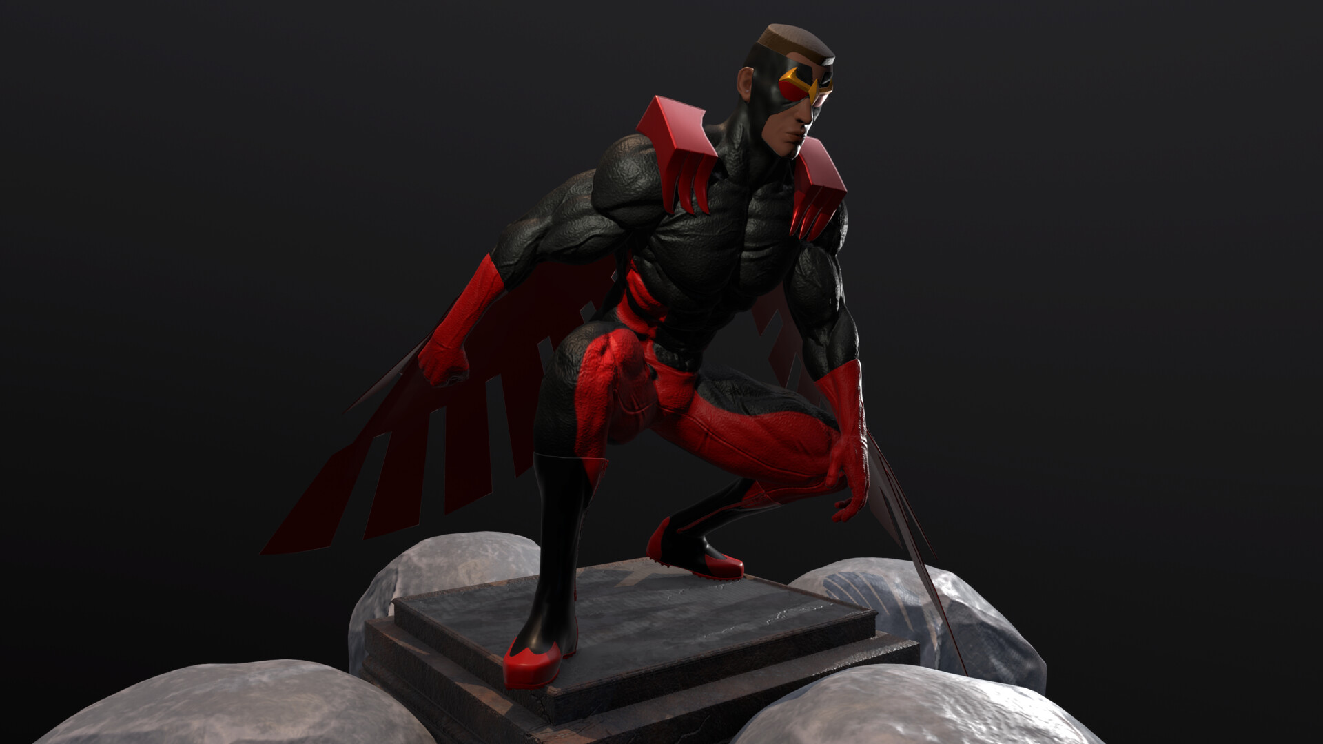 Ben Ziin'Ss - FALCON 2018 Marvel FAN_ART