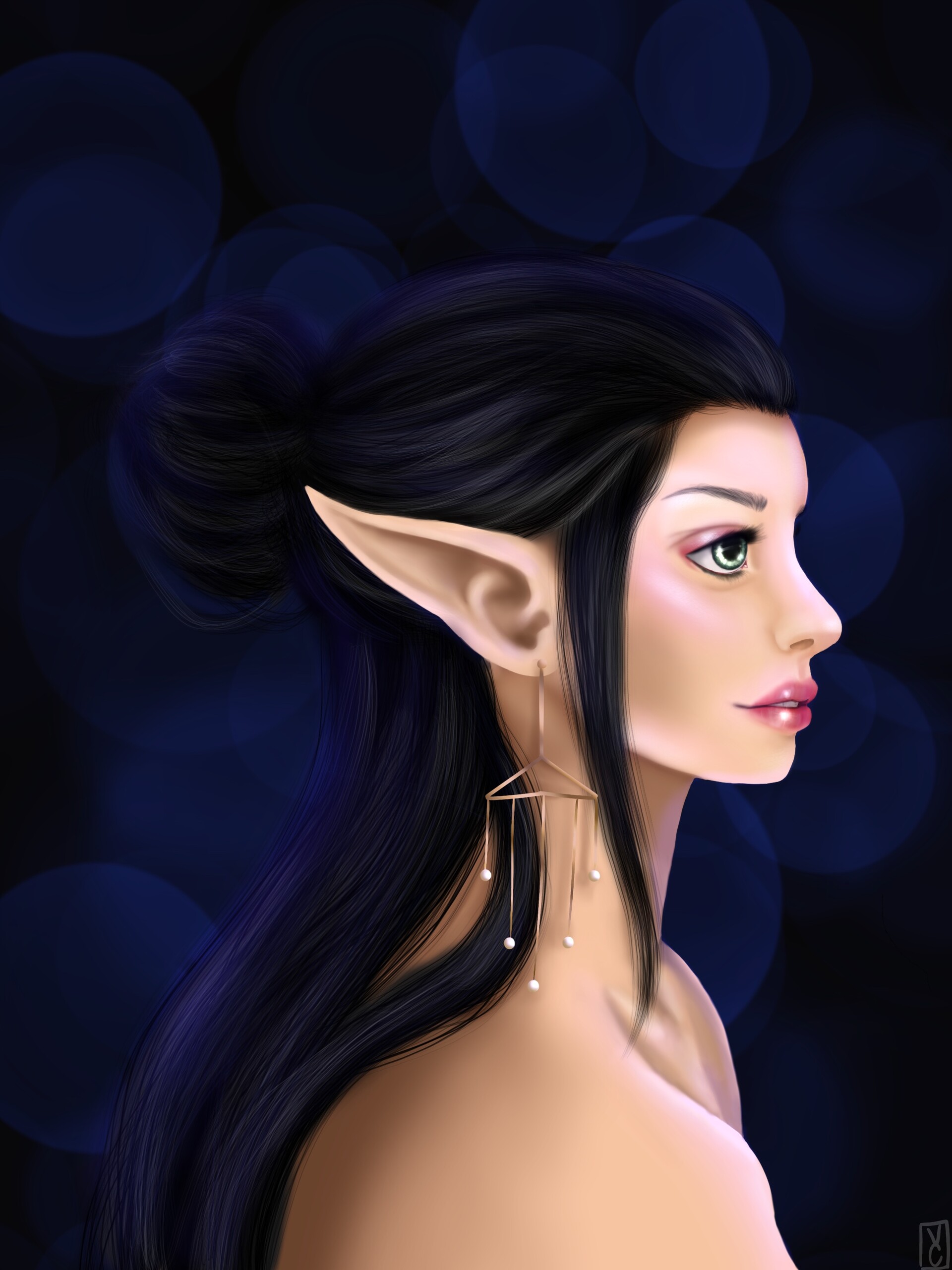 ArtStation - Elf Portrait