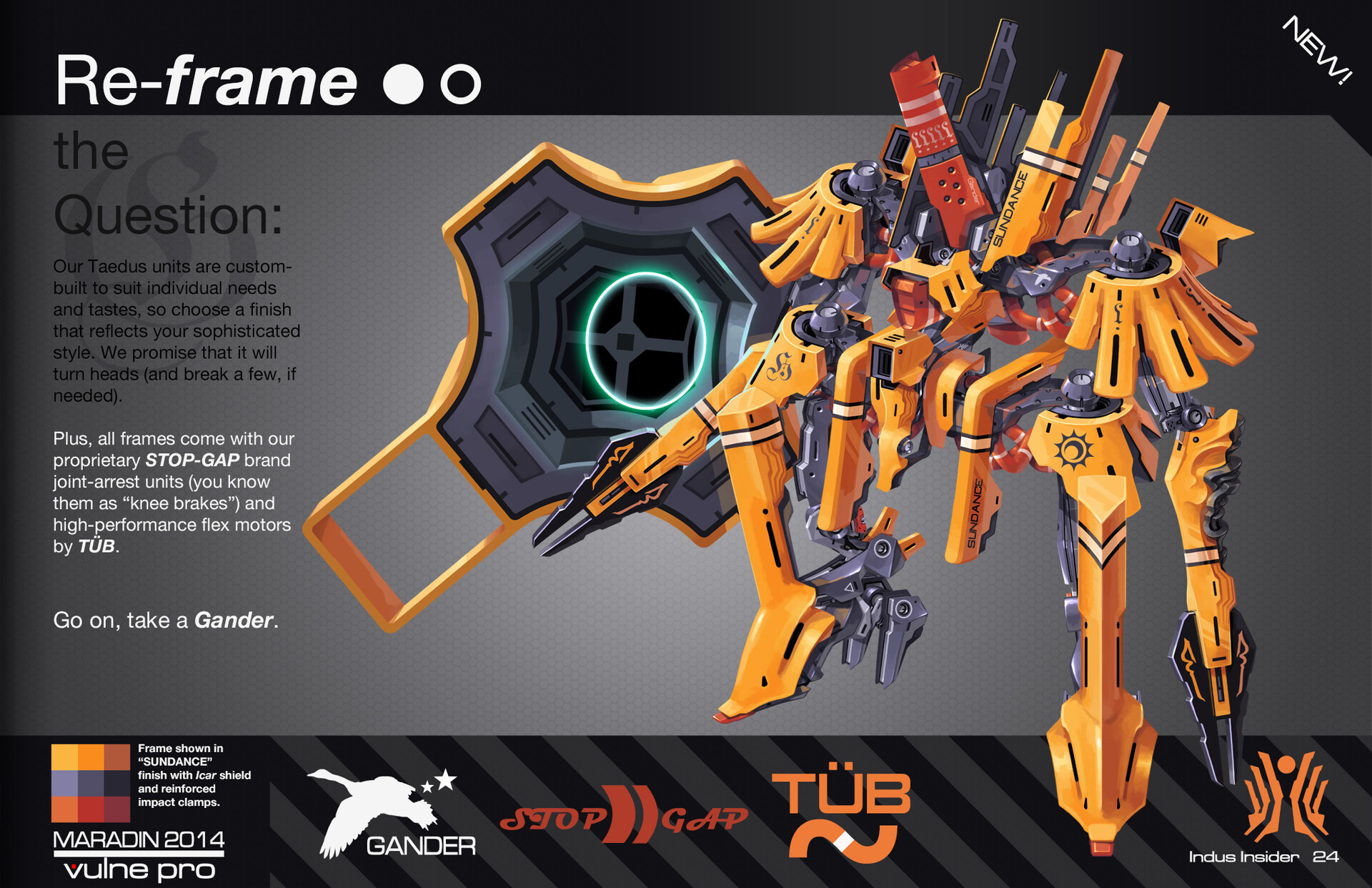 ArtStation - Custom Combat Taedus 03: Sundance Frame
