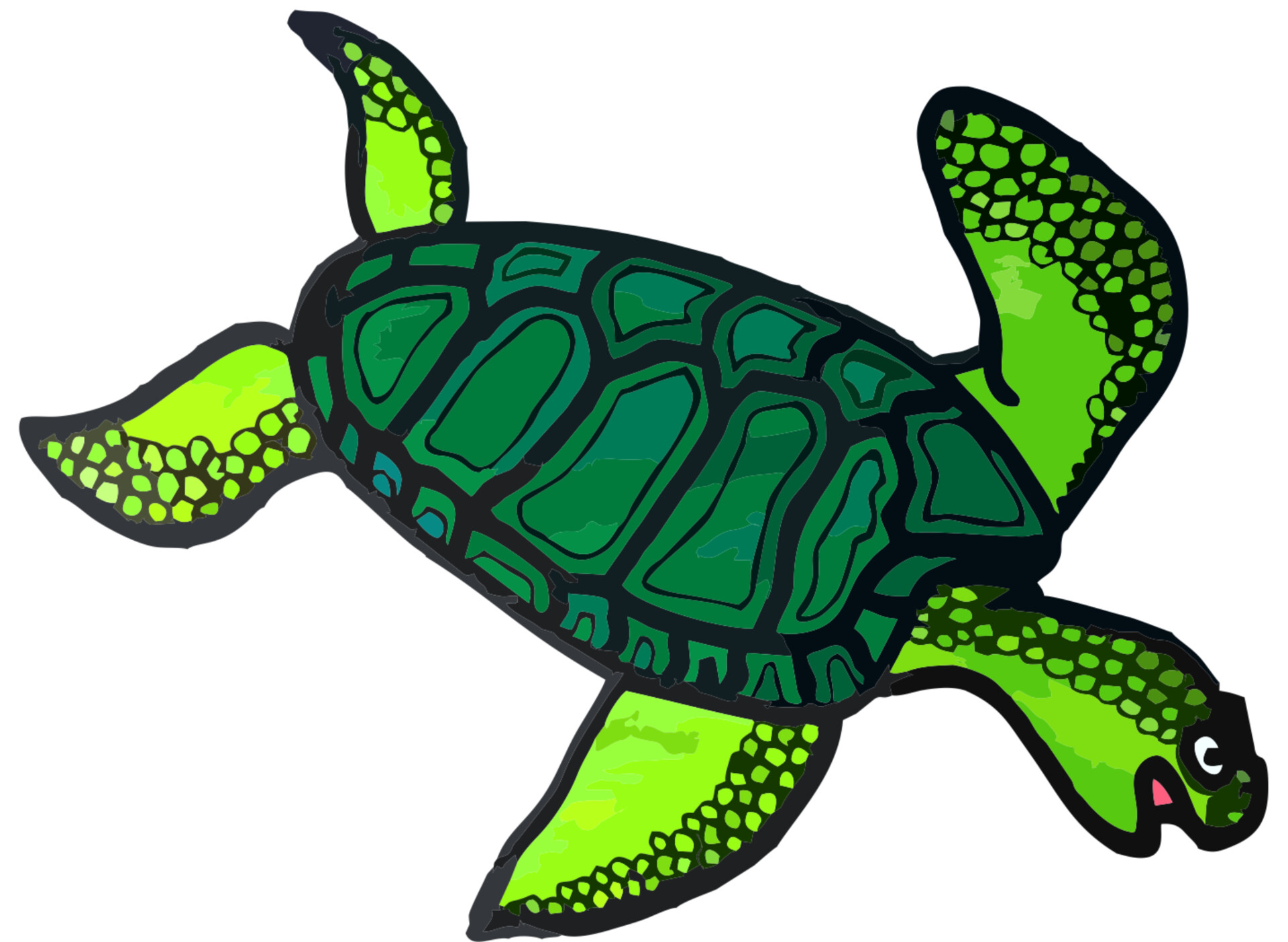 ArtStation - Green Sea Turtle