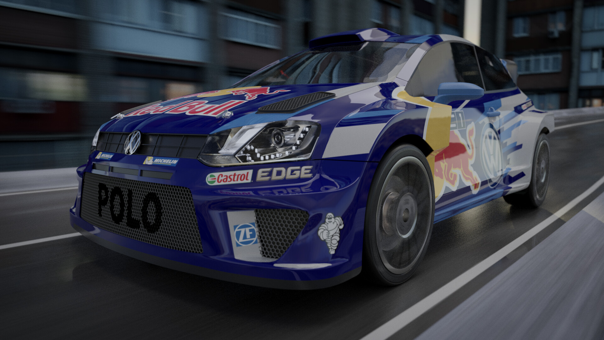 ArtStation - Volkwagen Polo TYP 6R WRC