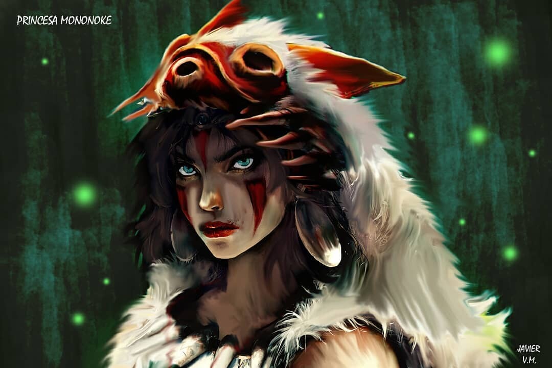 ArtStation - Princess Mononoke