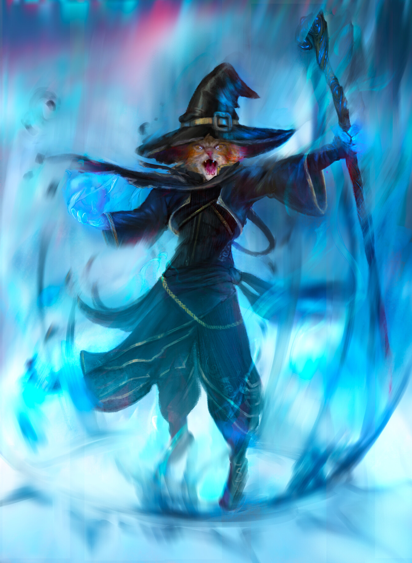 ArtStation - My feline roommate.