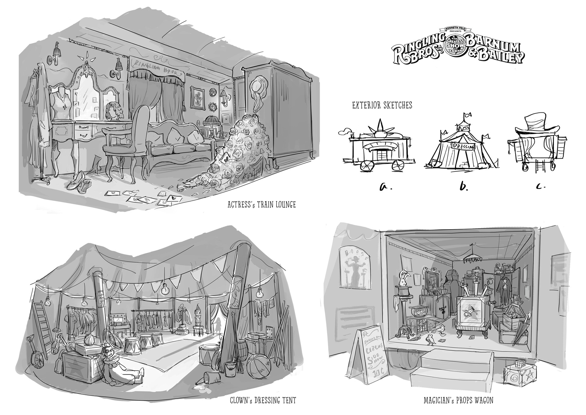 ArtStation - Circus Rooms Design