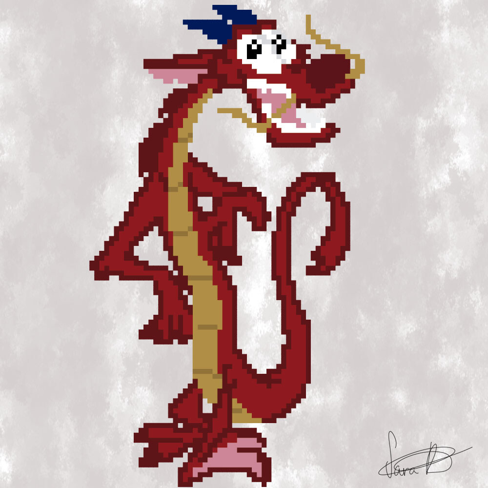 Sara Rodríguez - Personajes disney Pixel Art