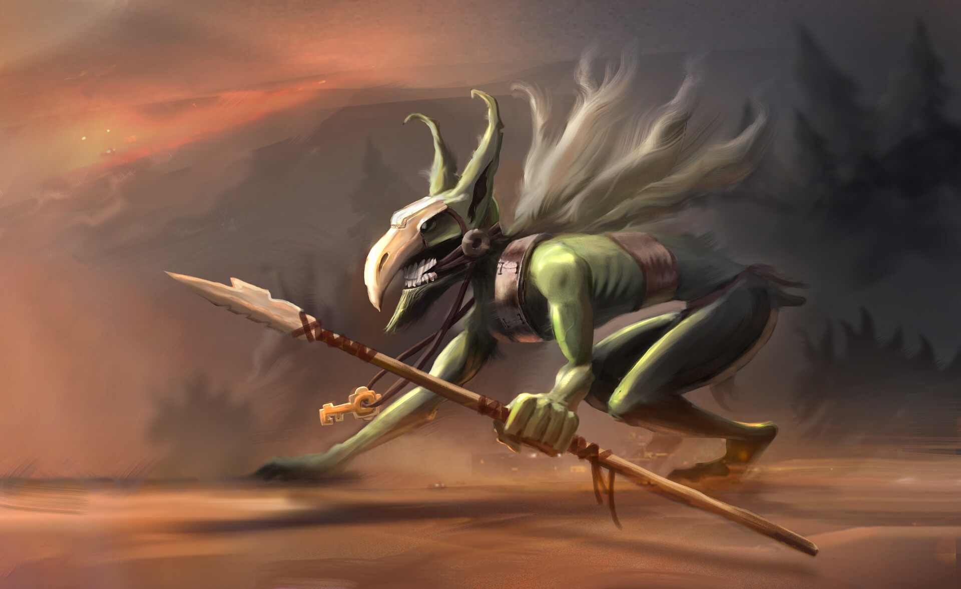 ArtStation - UPDATE -Goblin Warline Breaker