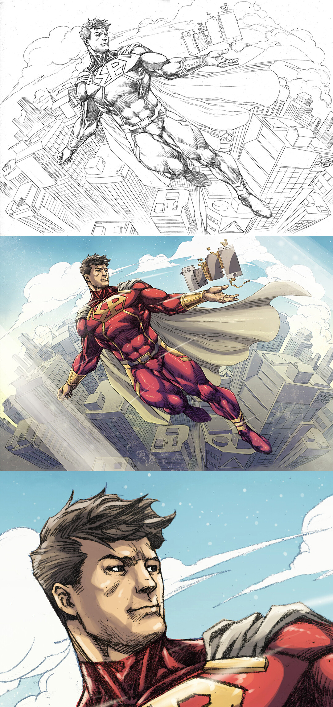 ArtStation - Superman Fly