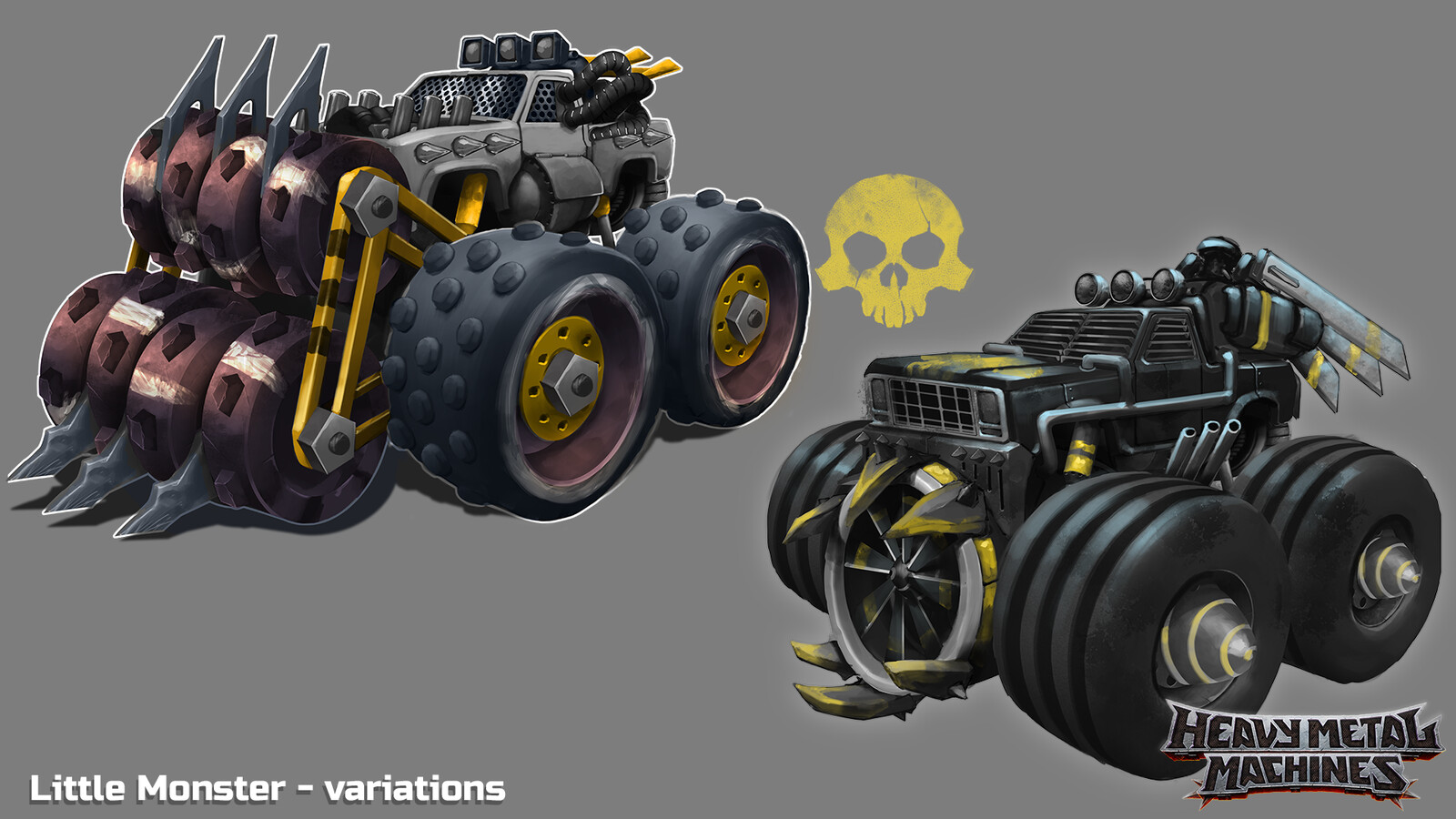 Michelangelo Almeida - Concept arts for Heavy Metal Machines project