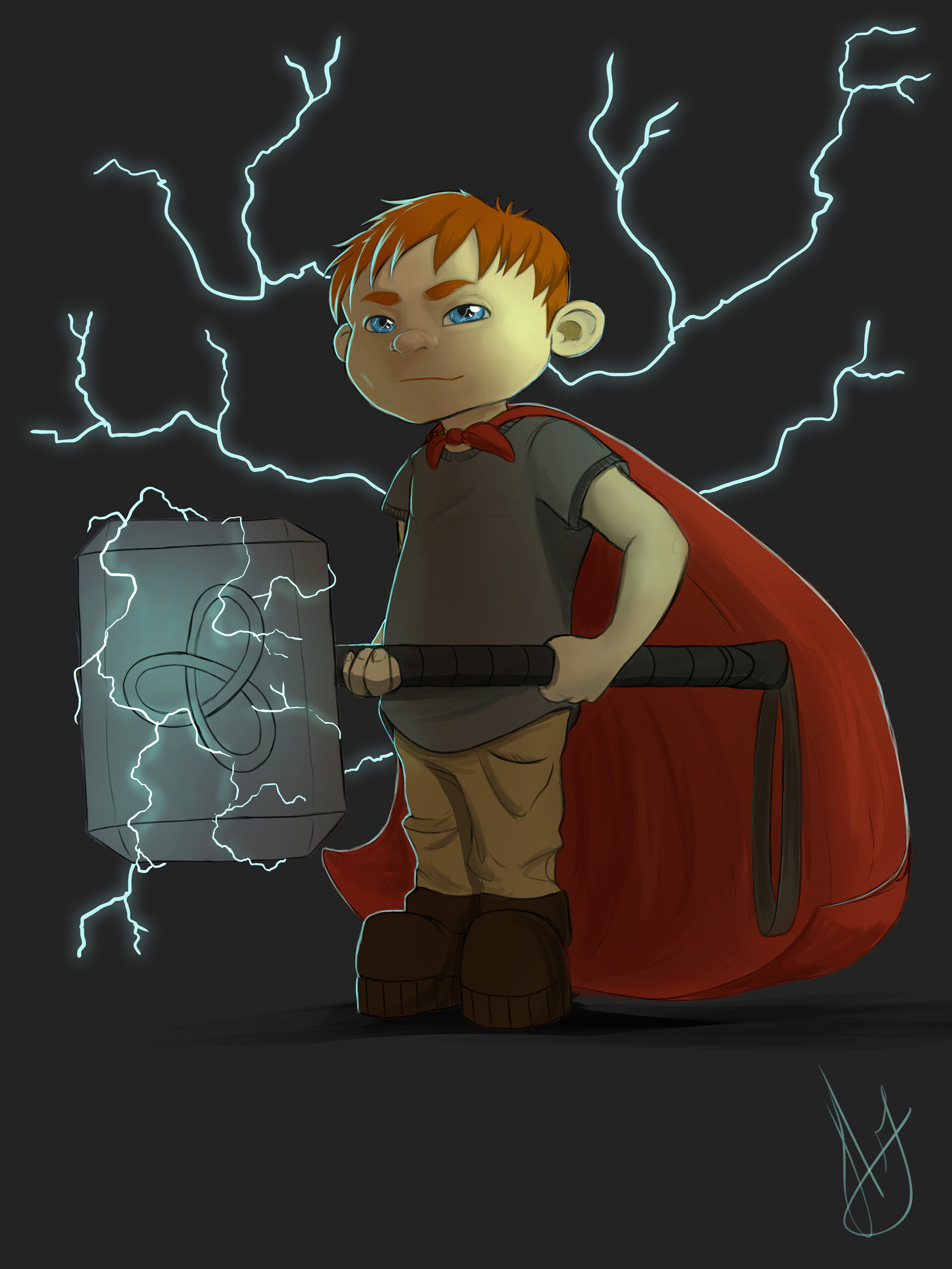 ArtStation - Ian Lord of Thunder