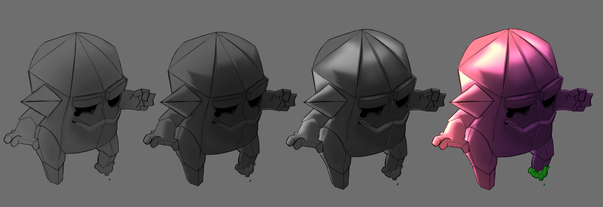 Modesty Kager - Studies on Greyscale with Crystal (Fanart of Nuclear ...