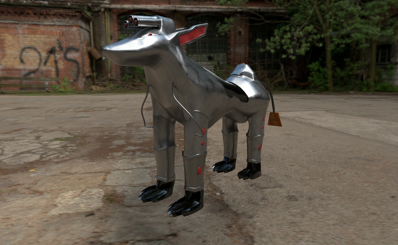 ArtStation - Coyote Aplha steel Robotic