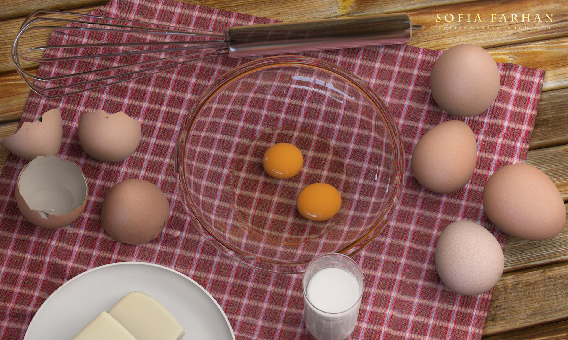 ArtStation - 3d eggs