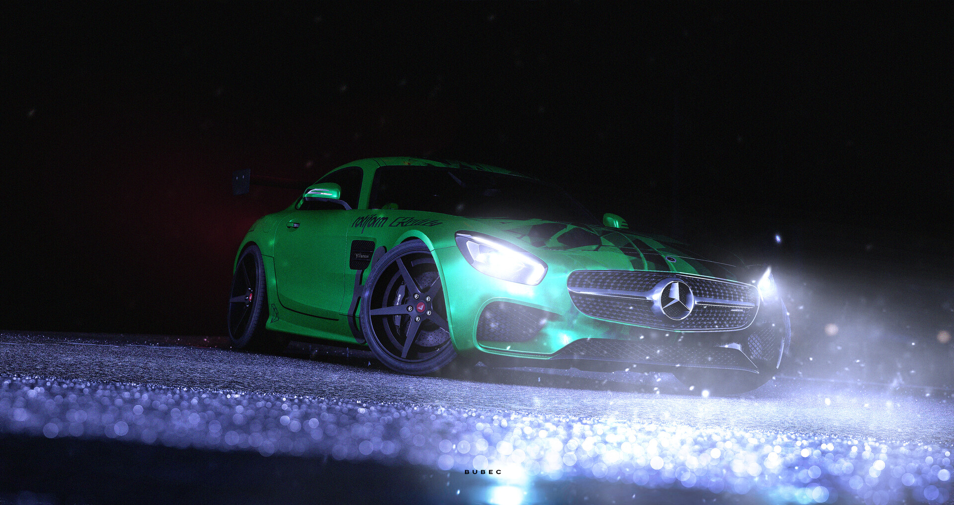 ArtStation - Mercedes AMG GT
